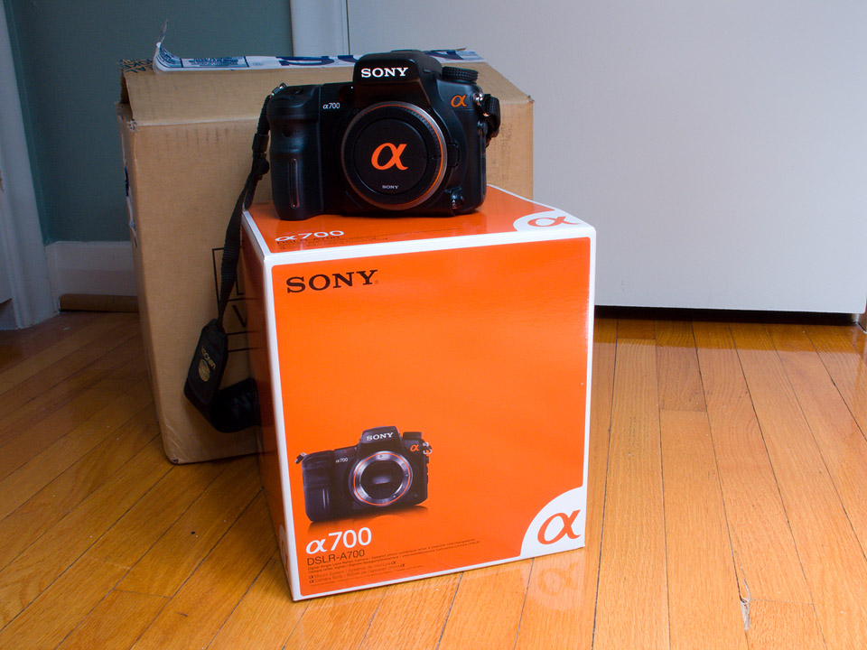 Sony A700: Unboxing - RedFlagDeals.com Forums