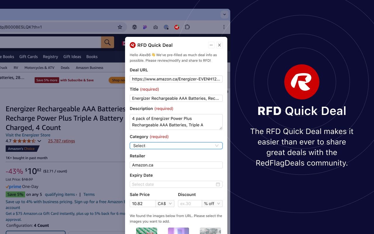 Try the New RedFlagDeals Quick Deal Chrome Extension + Contest ...